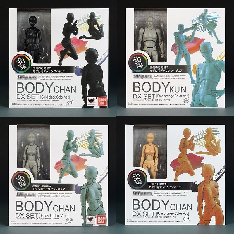 Shf ตัวเลข Body Chan สีดําสีส้ม SHFiguarts Body Kun สี Ver PVC Action ...