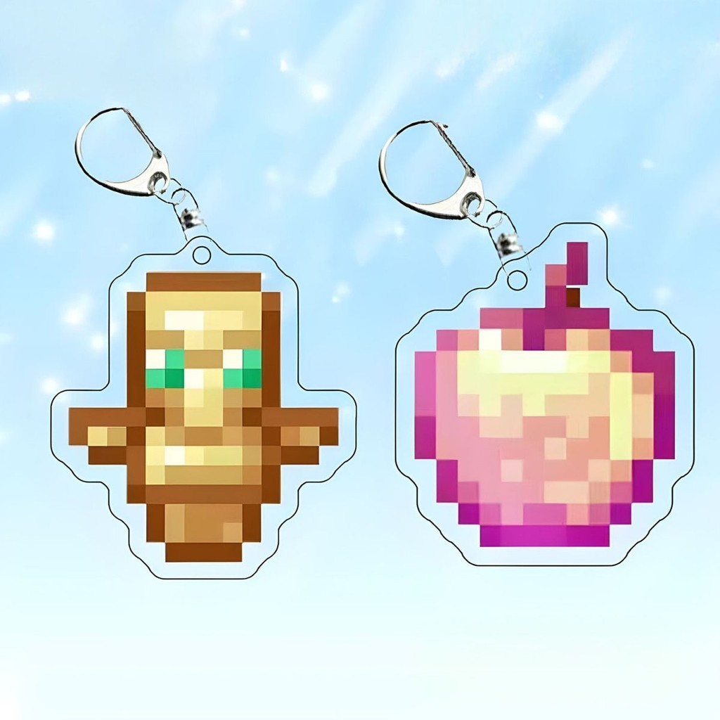 [พวงกุญแจ] Minecraft Minecraft พวงกุญแจ MC พร้อม Devil Apple ...