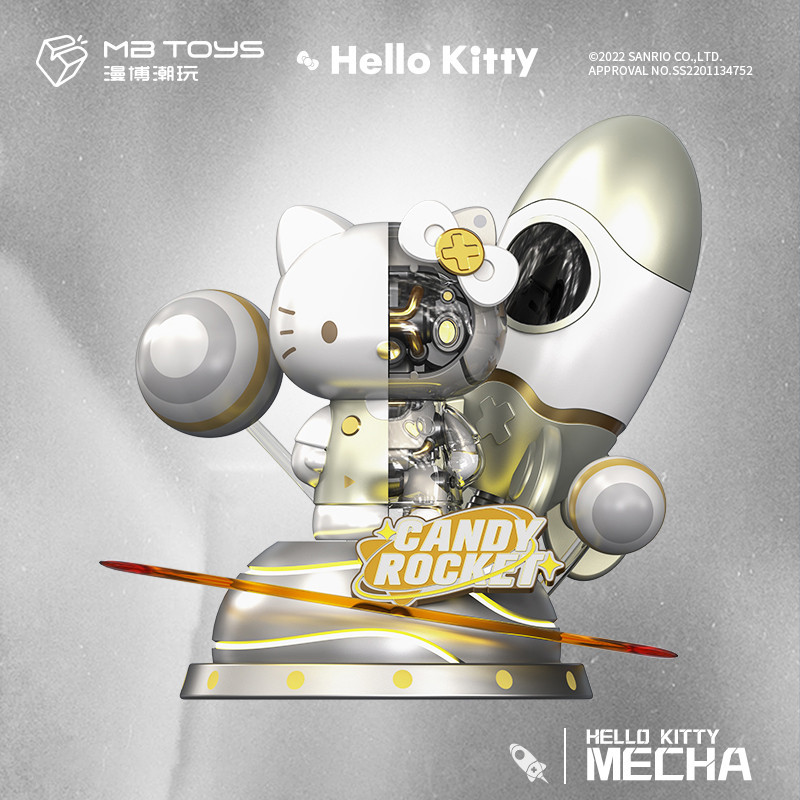 Sanrio HELLOKITTY Candy Heart Rocket Semi-Mechanical Hello Kitty ที่ถอด ...