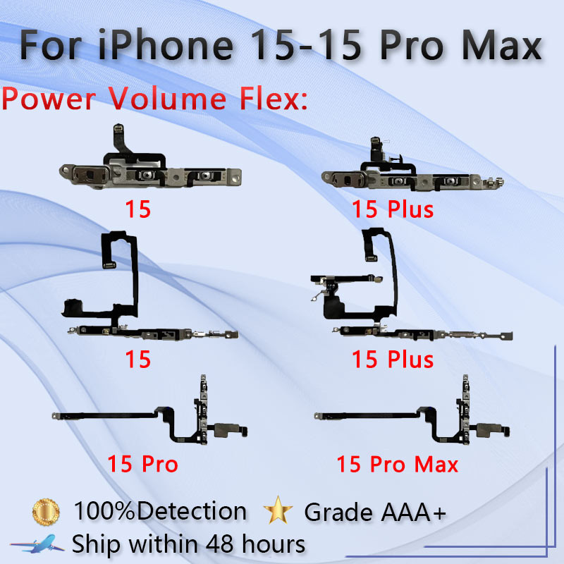 Power Flex สําหรับ iPhone 15 15 Plus 15 Pro 15 Pro Max Mute และ Volume ...