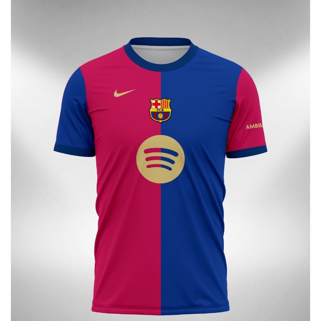 เสื้อแข่ง Barcelona Home Away ใหม่ 2024 2025 | Shopee Thailand