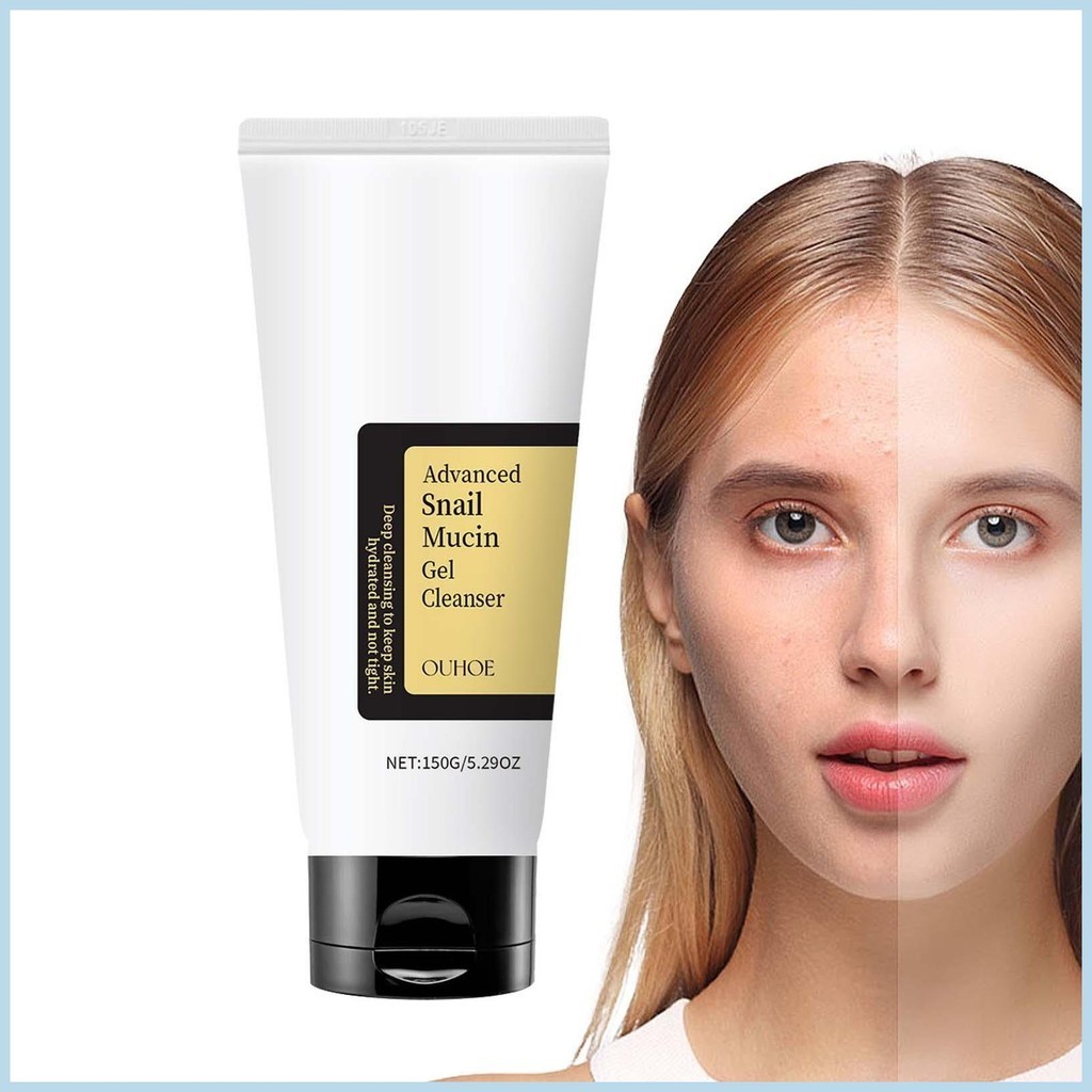 ล้างหน้า Brightening Gel Snail Mucin Wash Oil-Free Snail Mucin Extract ...