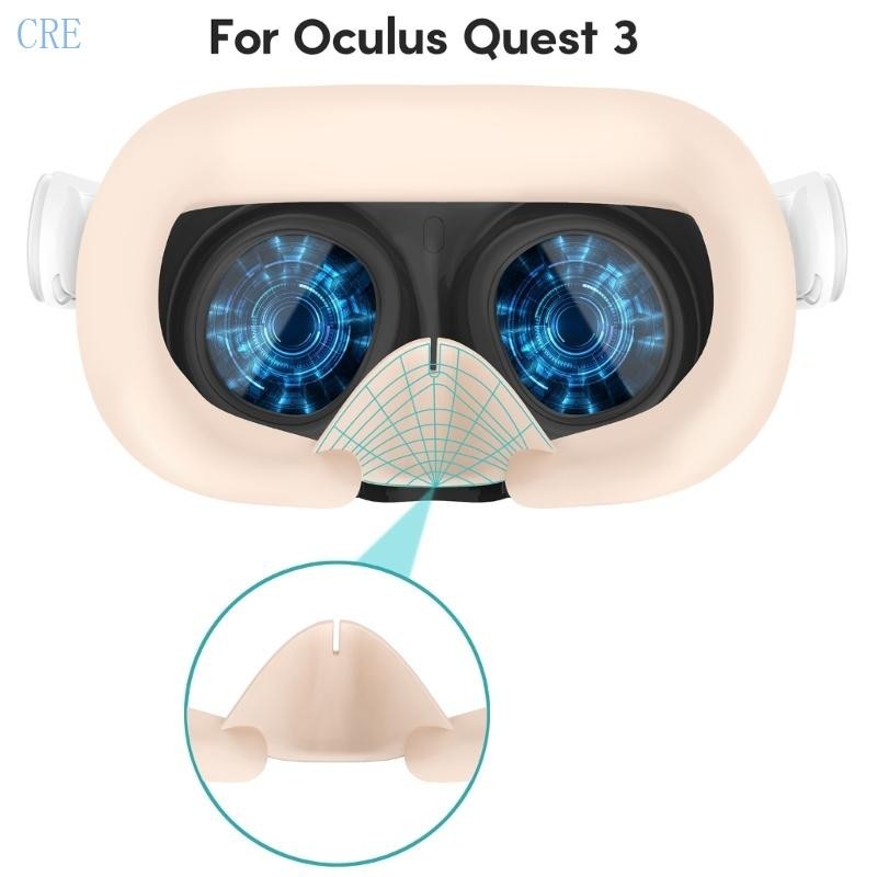 Cre ทนทาน Eye Shield VR Face Cover สําหรับชุดหูฟัง VR Face Pad Light ...