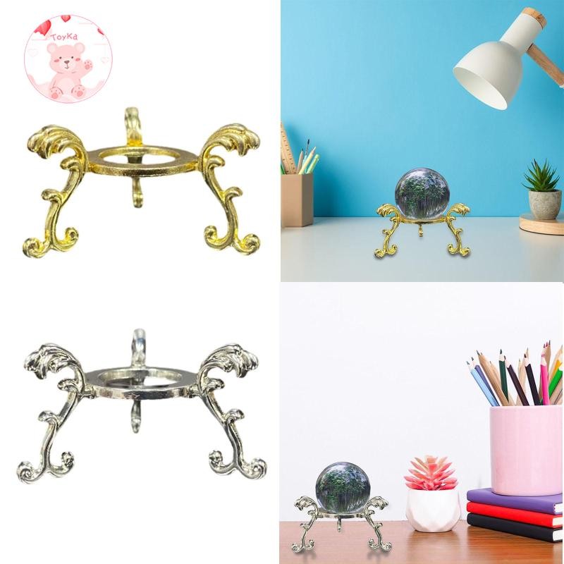 [Whbadguy] Crystal Ball Display Base Gem Rack ตกแต่งเหล็กทรงกลมขาตั้ง ...