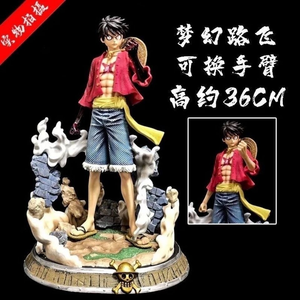 One Piece GK Fantasy Luffy Sauronรูปตุ๊กตาเปลี่ยนรูปArmedสีรุ่น ...