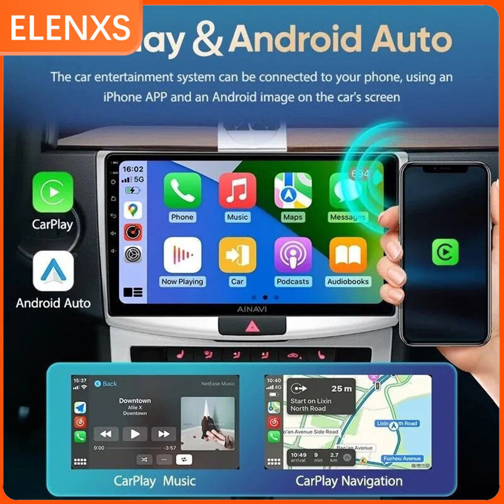 ภายในรถพร้อมวิทยุรถยนต์ฟังก์ชั่น MirrorLink SWC หน้าจอแยกเอาต์พุตเต็ม ...