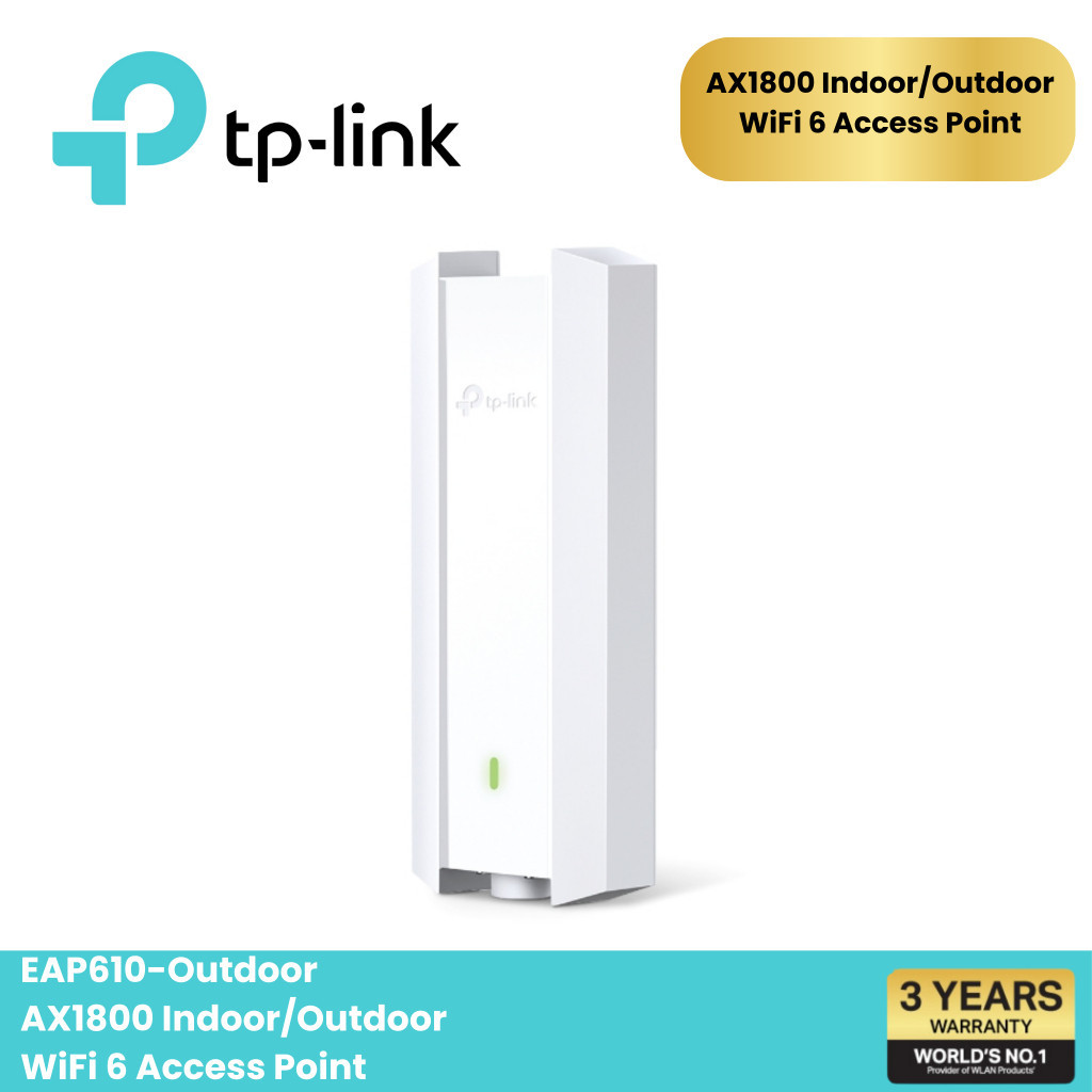 TP-LINK EAP610-Outdoor AX1800 Indoor/Outdoor WiFi 6 Access Point ตัวขยายสัญญาณ WIFI 6 | Shopee ...