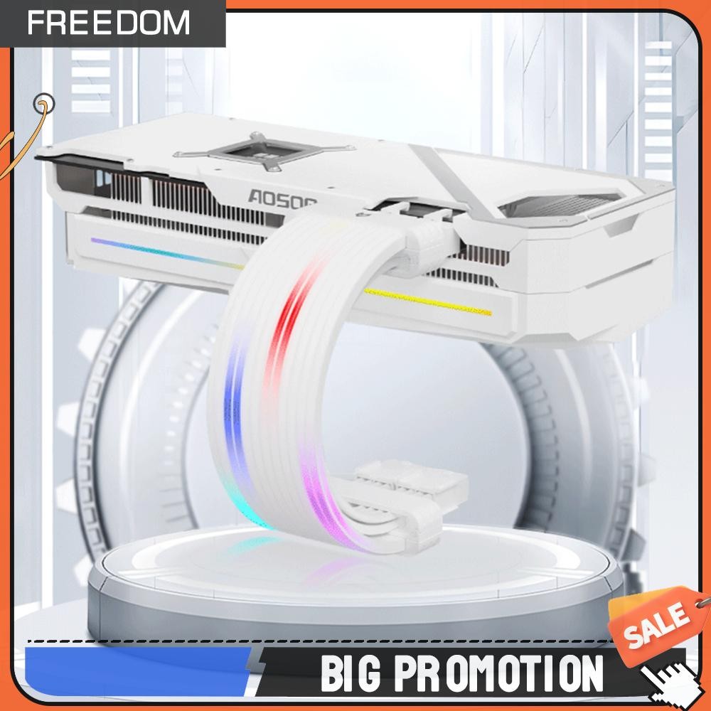 24 Pin 5V ARGB GPU Extensions Cable Light Up LED Strip 8PIN ARGB ...