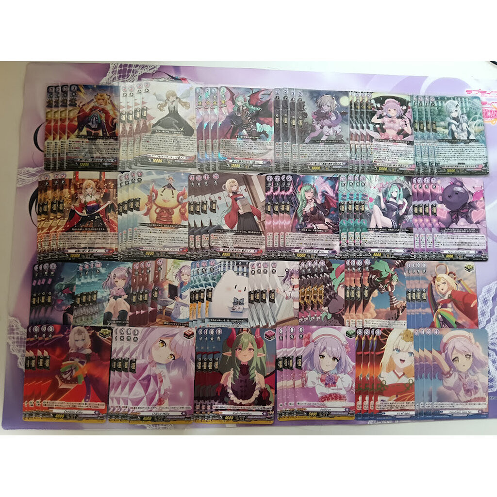 Cardfight Vanguard Complete deck set VSPO! อย่างละ 4 .ใบ DZ-BT03 ...