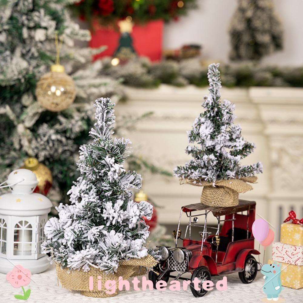 Lighthearted ประดิษฐ์ Xmas Pine Tree, Party 20/30 ซม.Flocked Christmas ...