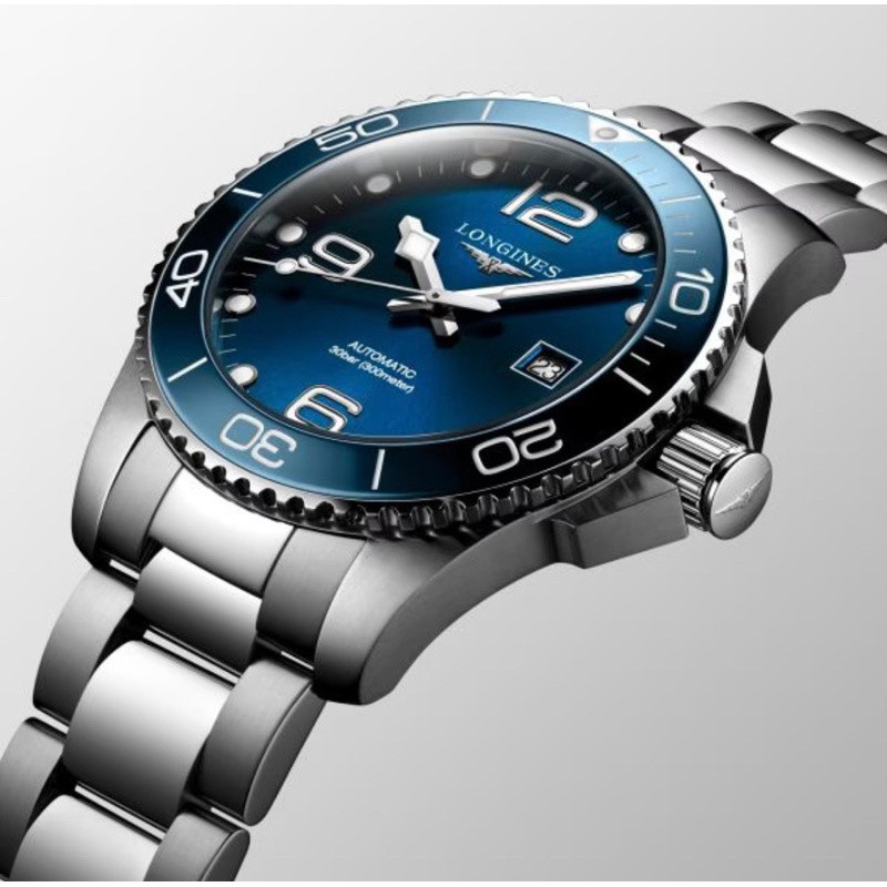 [การรับประกันอย่างเป็นทางการ]Longines Hydroconquest L3.782.4.96.6(43mm ...