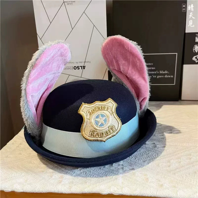 Judy Hat Zootopia Rabbit Dome Top Hat Children Aldult Headgear Hat ...