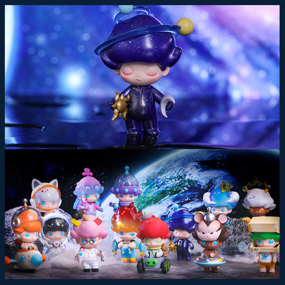 Popmart POPMART DIMOO Space Travel Series Mystery Box ของเล่นอินเทรนด์ ...