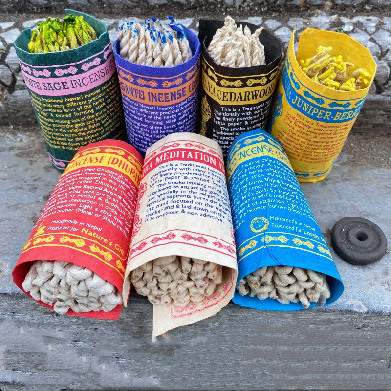 35 Sticks เนปาลทำด้วยมือแบบดั้งเดิม Vajra ธูปธูปหอมธรรมชาติ DIY บ้านใน ...