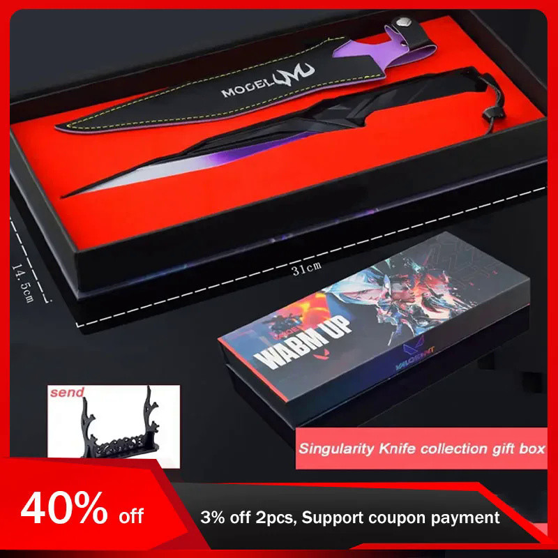 🚀 30cm Valorant Singularity Knife Toy Sword Weapon Model Cosplay ...