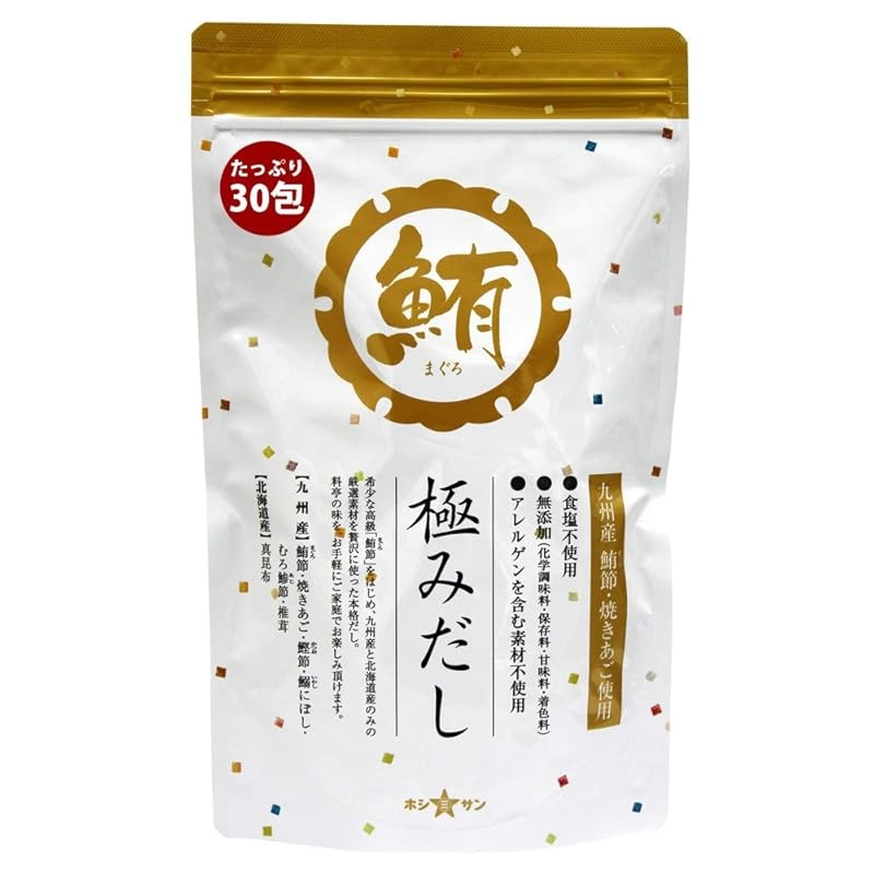 《JAPAN》★Hoshisan Additive-free Ultimate Dashi 180g (6g x 30 packets ...