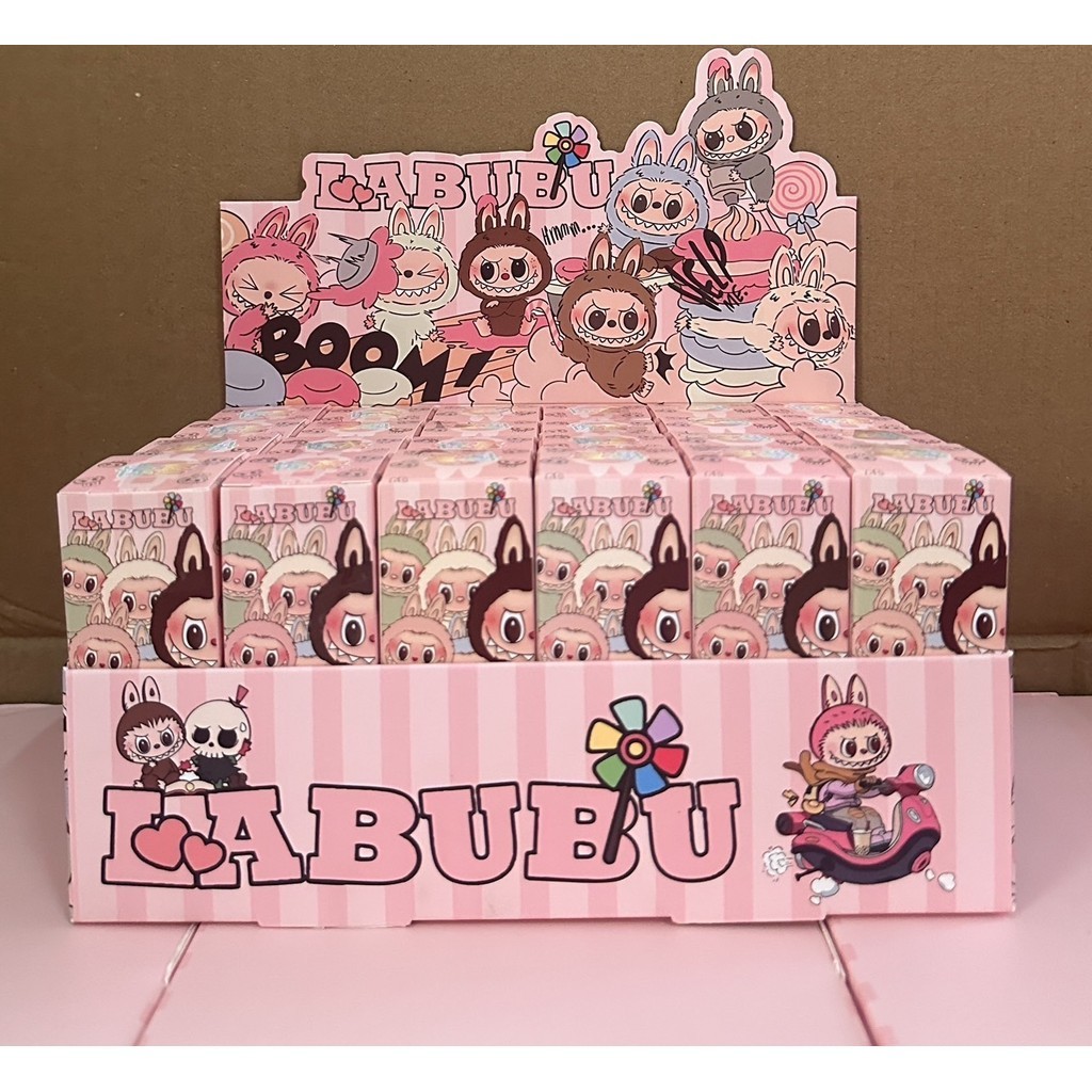 ยกล่อง48ตัว ตุ๊กตา Labub นั่งปาร์ตี้ V2 รุ่นนั่ง รุ่นยืน น่ารักเม็ดอิน ...