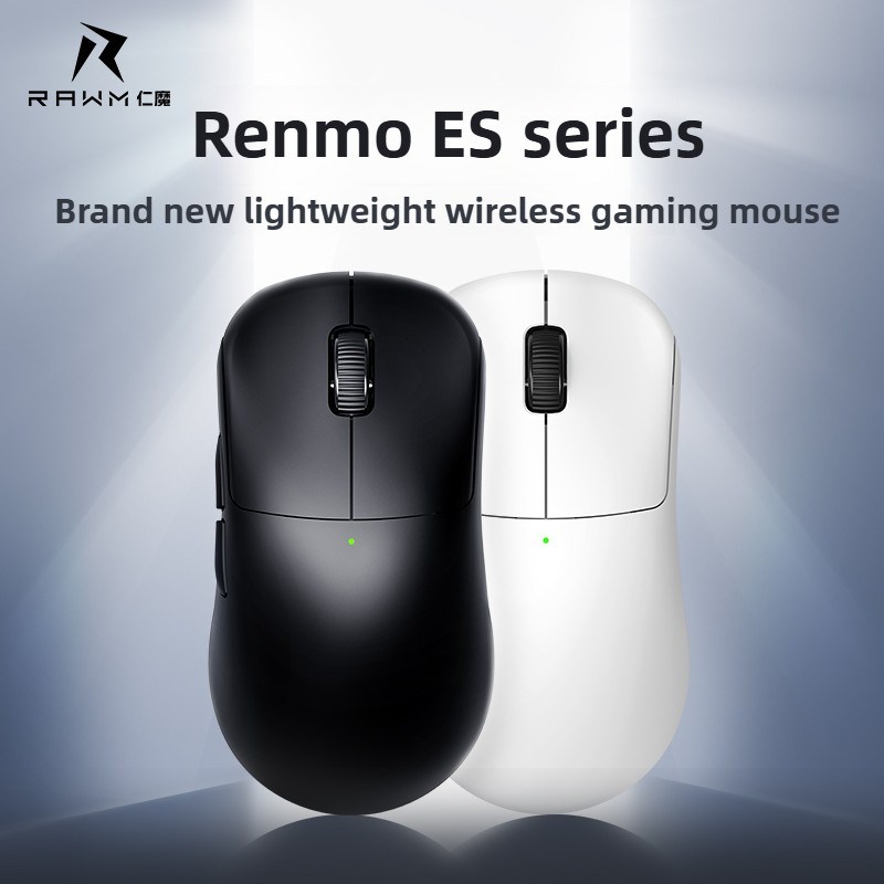 RAWM ES21 Pro เมาส์ไร้สาย 8K Polling Rate น้ําหนักเบาเกม Esports Gaming Mouse Ergonomic โน้ตบุ๊ค ...