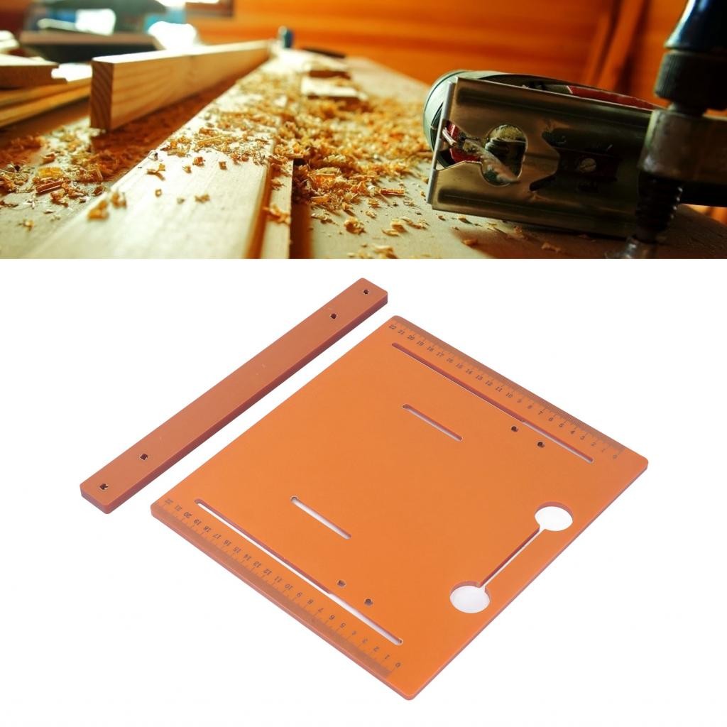 Saw Table Base Plate Clear Scale 25x28 ซม. การออกแบบสากลสำหรับการ ...