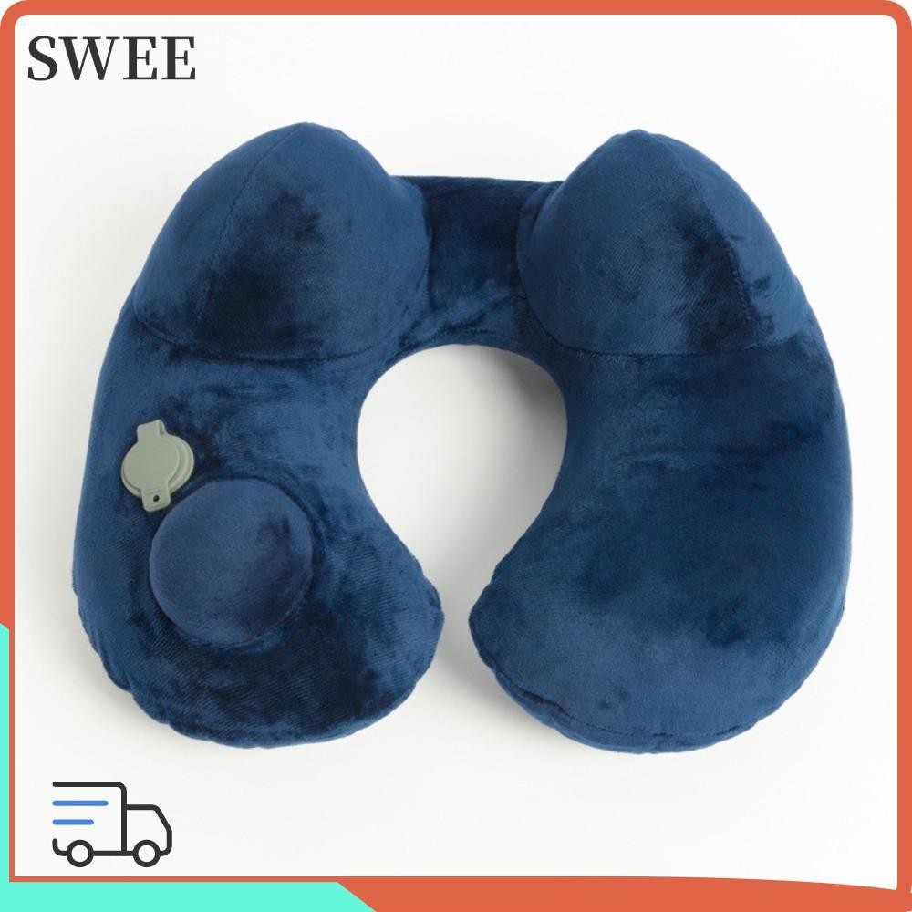 SWEE Portable Inflatable Neck Pillow คอนวี่ หมอนรองคอแบบเป่าลม สีน้ำ ...
