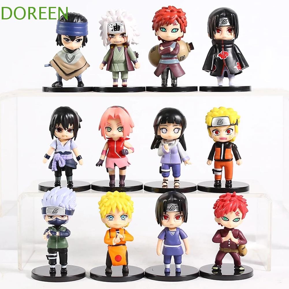 DOREEN Naruto 7 ซม. Itachi Gaara ตุ๊กตา PVC ของเล่นการ์ตูนญี่ปุ่น Kakashi | Shopee Thailand