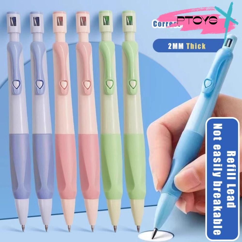 PTOYS ดินสอกด, HB Correct Holding Pen Posture Propelling Pencil, 2.0 ...