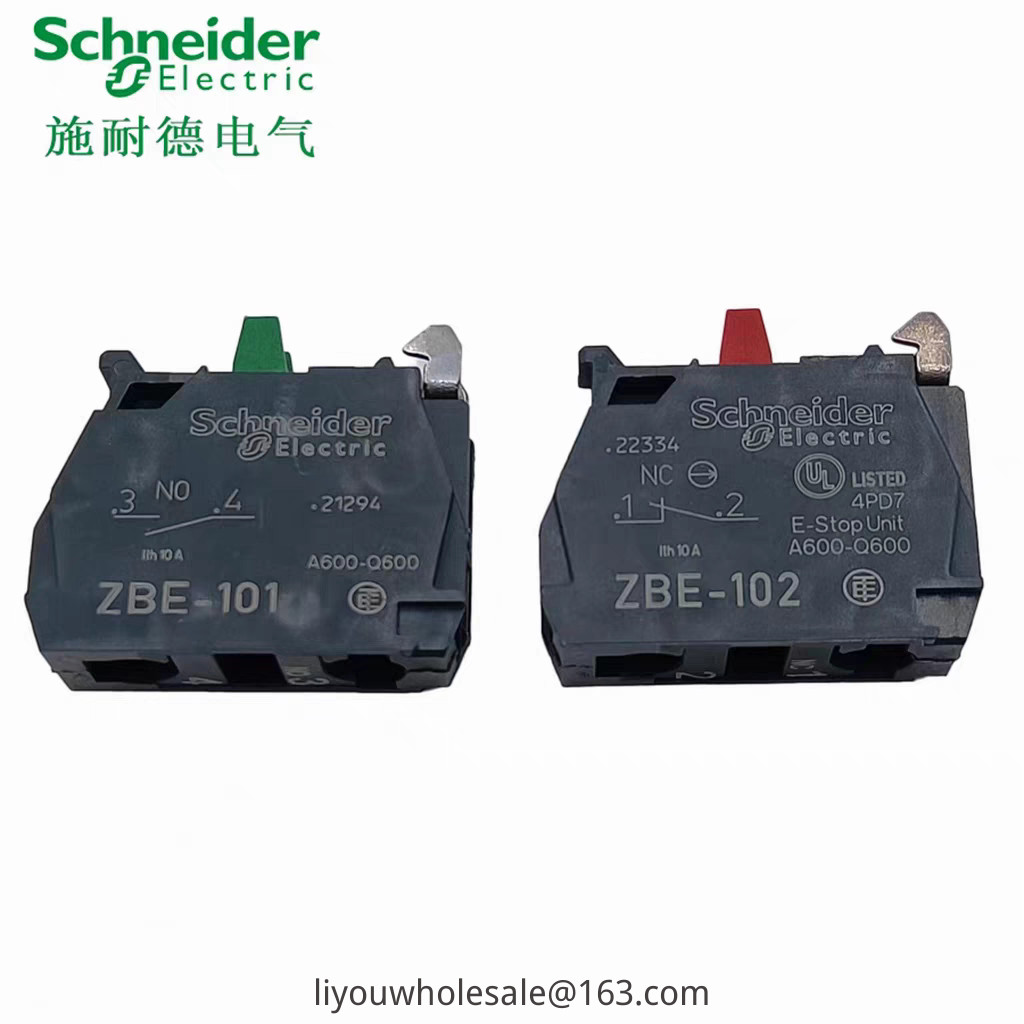ปุ่มสัมผัสปุ่ม Schneider XB4 Series ZBE-101 ZBE-102 ZBE101 ZBE102 ...