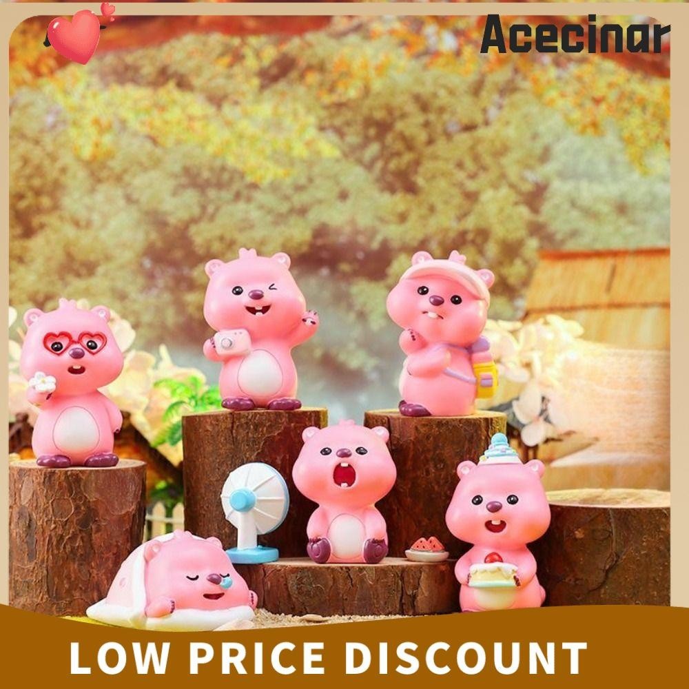 Acecinar Loopy Box ของเล่น, การ์ตูน Loopy กล่องสีชมพู, ซิลิโคนเรซิ่น ...