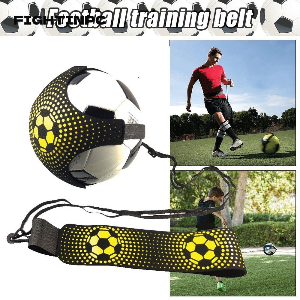 FIGHTINPC ฟุตบอล Trainerr เข็มขัดเด็ก Kick Throw Control การฝึกกีฬา ...