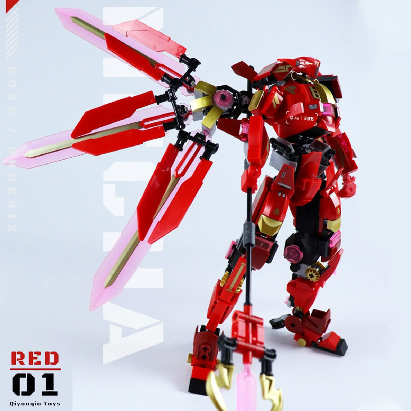 2022 Pacific Rim เข้ากันได้กับตัวต่อเลโก้ประกอบของเล่น Mecha Revenge ...