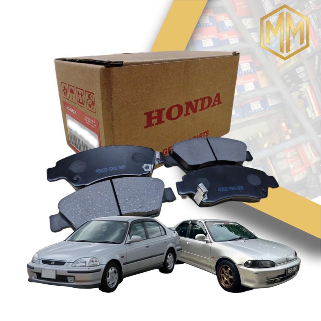 HONDA HONDA CIVIC SR4 EG 1992-1995 / CIVIC SO4 EK 1996-2000 ผ้าเบรคหน้า ...