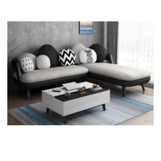 GlobalHouse DIVANO โซฟาผ้า L-SHAPE เข้ามุมซ้าย รุ่นอมีเลีย ECS-633 สีเทา สินค้าของแท้คุณภาพดี ...