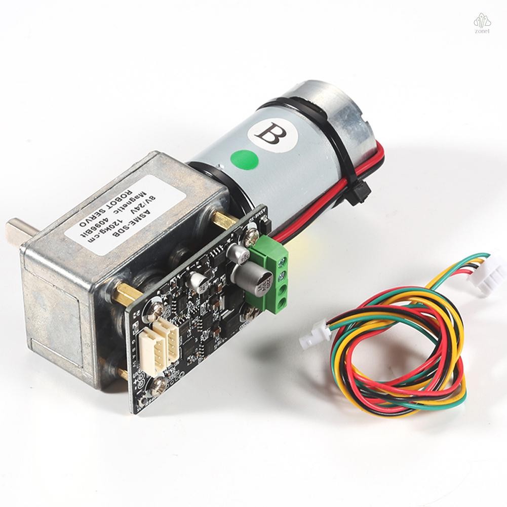 Rs485-bus Worm Self-locking Servo แรงบิดสูง 360 องศาหมุน 24V Servo ...