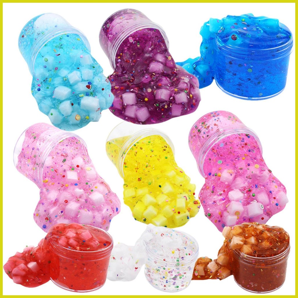 Jelly Cubes Crunchy ของเล่นคริสตัลเยลลี่ก้อนของเล่น Crunchy Kit ความ ...