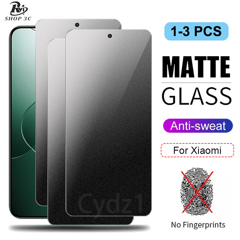 หน้าจอกระจกนิรภัยป้องกันลายนิ้วมือใช้สำหรับ Xiaomi Mi 14 13 13T 12 12T 11 Lite 11T 10T 9T Pro 4G ...