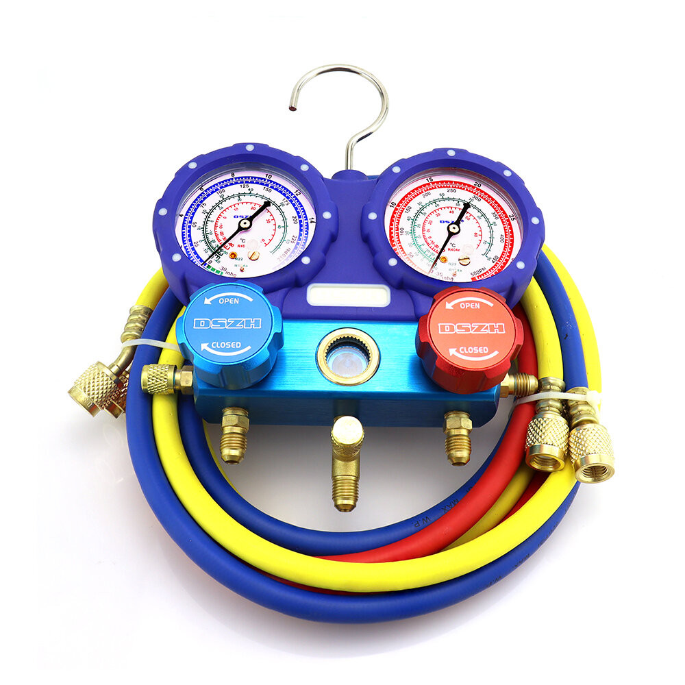 DSZH ชุดเกจวัดน้ำยา R22, R410A, R404A พร้อมสายยาว 60" รุ่น WK-C6002S | Shopee Thailand