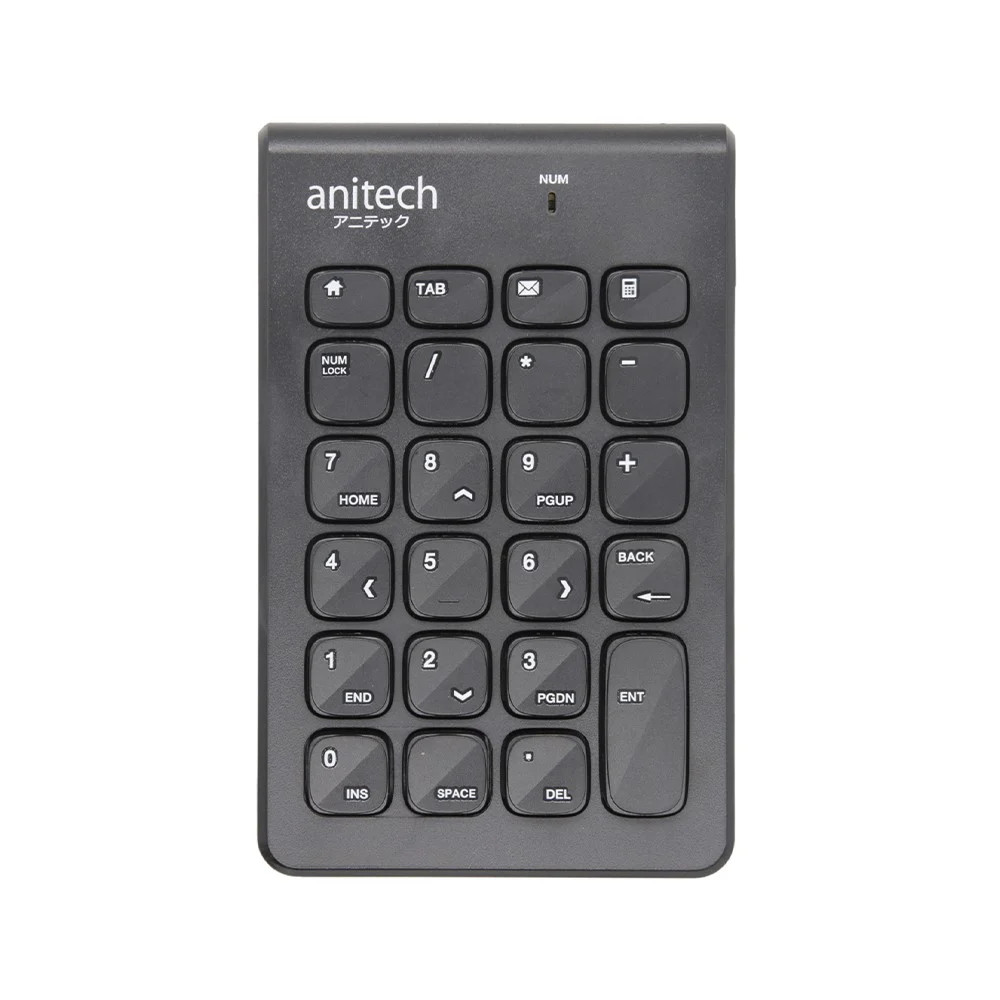 ANITECH N185 WIRELESS NUMERIC KEYBOARD แป้นพิมพ์ตัวเลขไร้สาย รับประกัน ...