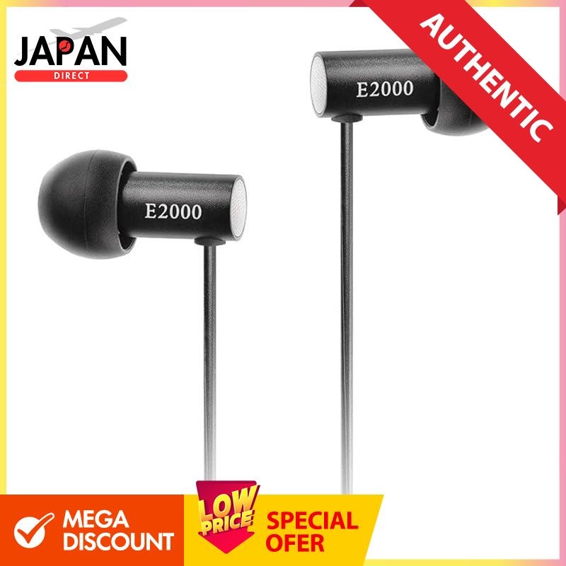 final E2000 Canal-type Earphone Matte Black FI-E2DAL | Shopee Thailand