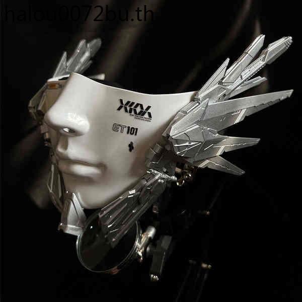 Cyberpunk Mechanical Ji Mask cos ฮาโลวีน DJ Props ผู้ใหญ่ผู้ชายผู้หญิง ...