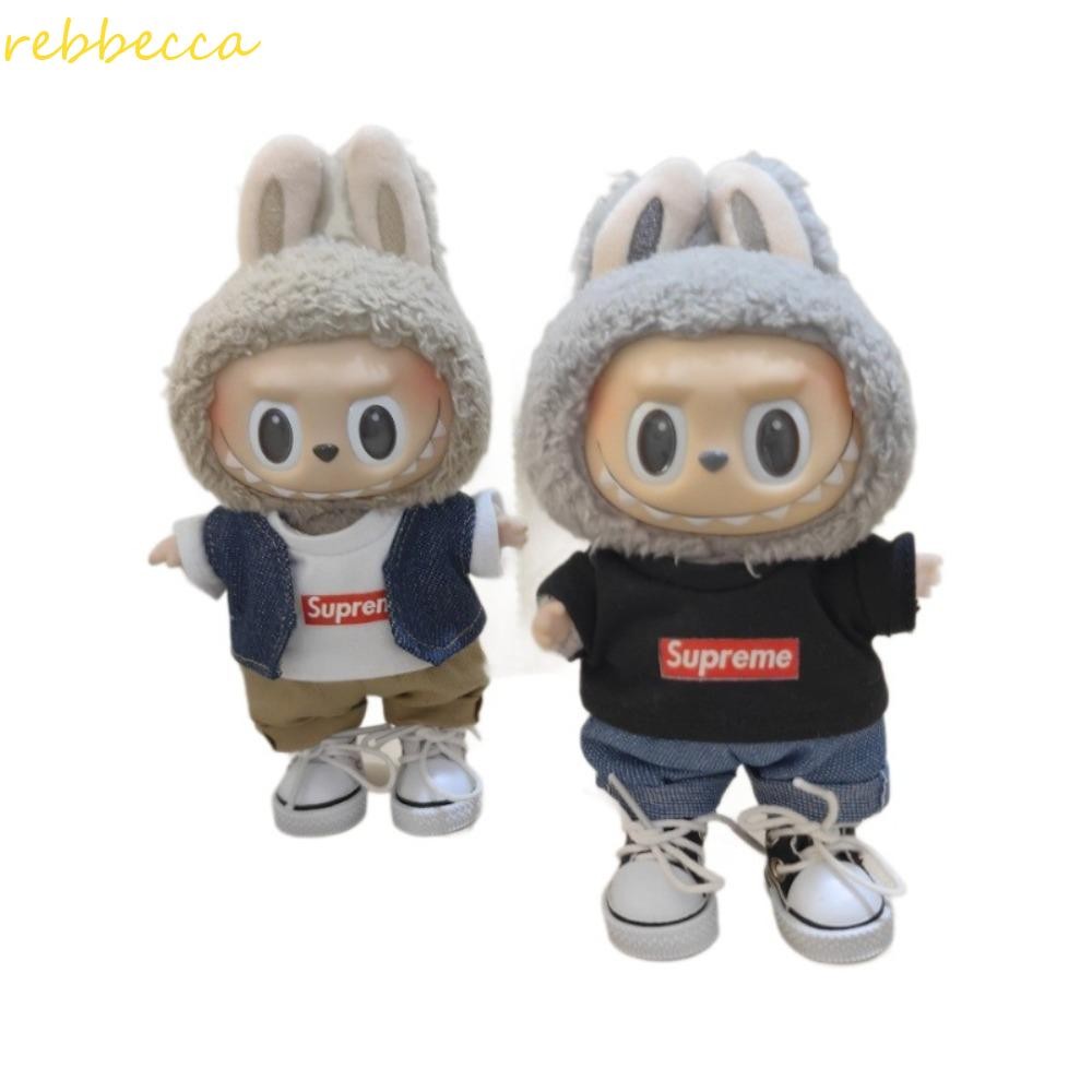 Rebbcca Canvas Clothing, Handmade DIY 17cm Labubu Clothes, Fashion ...