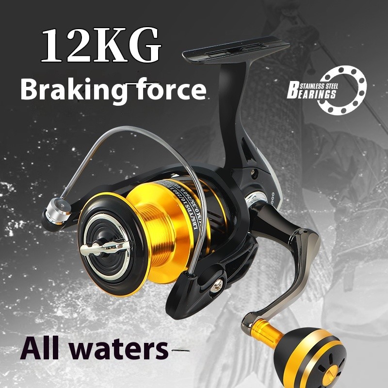 All-Metal Spinning Reel Long Cast Surf Fishing Lure Reel Sea Rod Reel ...