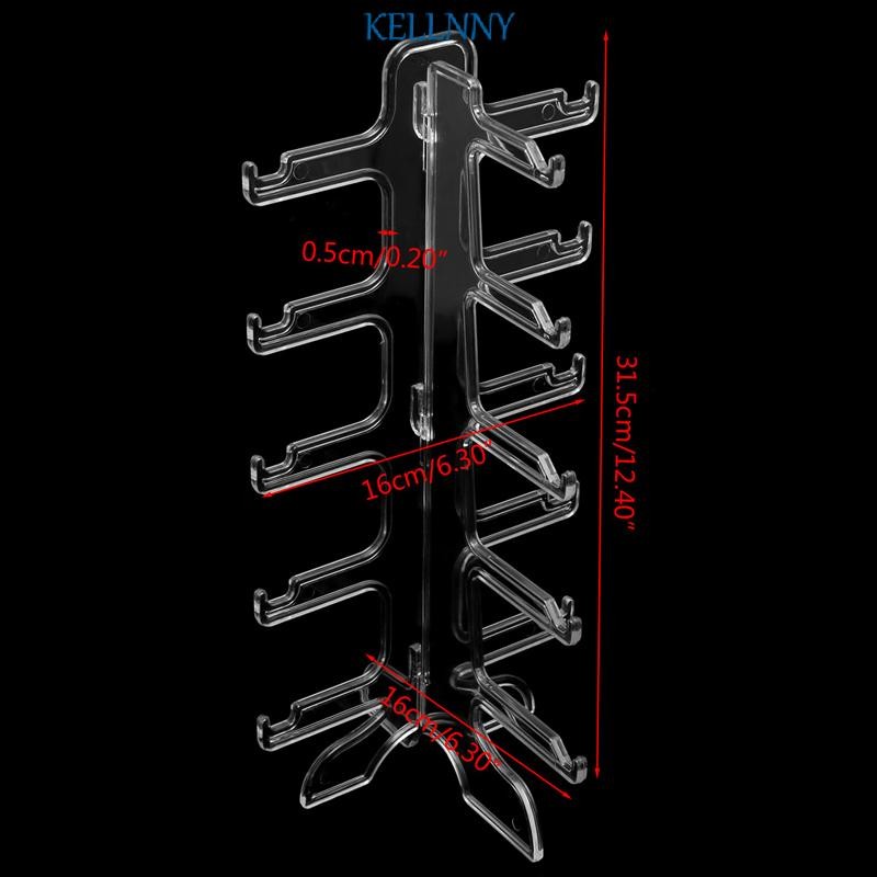 Kelln ชั้นวางแว่นตา 5 ชั้น พร้อมขาตั้ง สำหรับแสดงสินค้าในร้านค้า ...