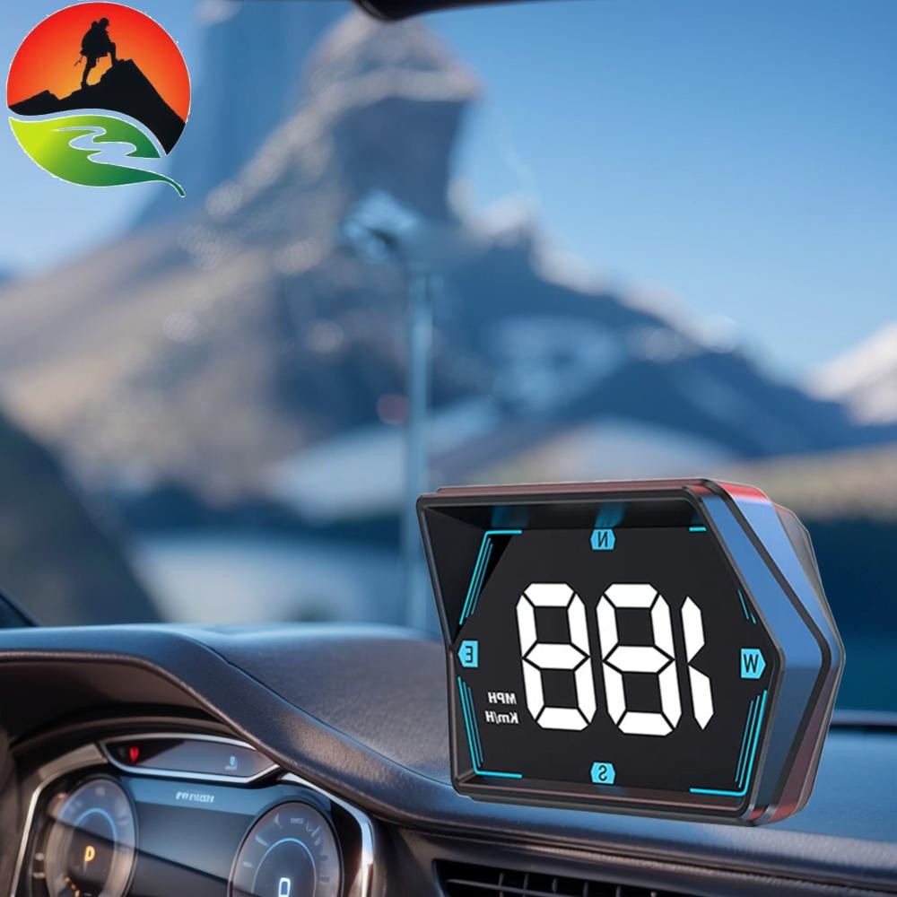 รถ Digital GPS Speedometer Overspeed Alarm Digital GPS HUD Speedometer ...