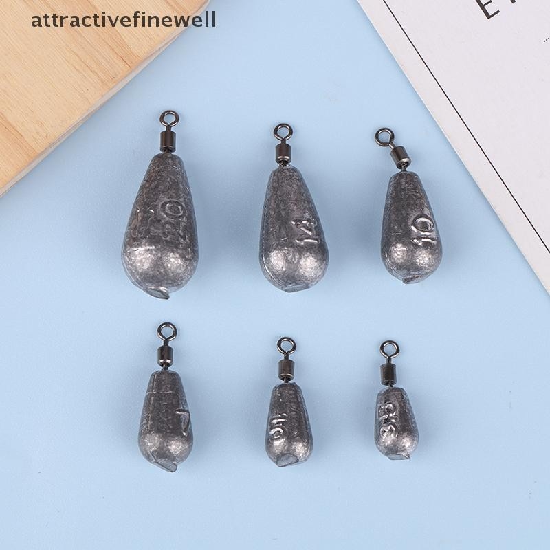 ตะกั่ว Sinker สำหรับตกปลารูปทรงหยดน้ำ จำนวน 10 ชิ้น | Shopee Thailand