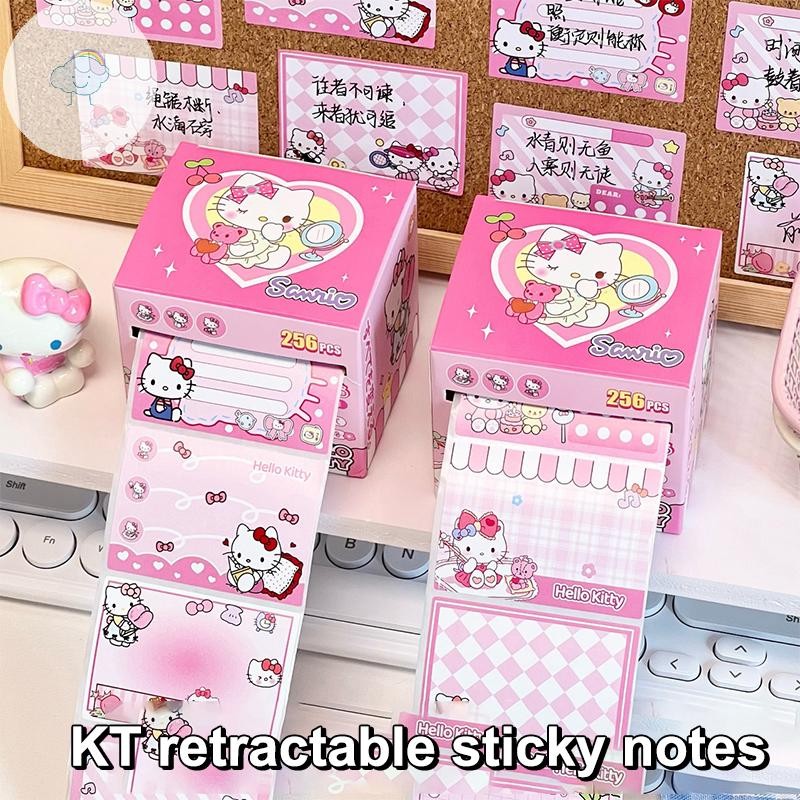 TWOE Sanrio Hello Kitty Pull Out Post-It Note การ์ตูนน่ารักข้อผิดพลาด ...