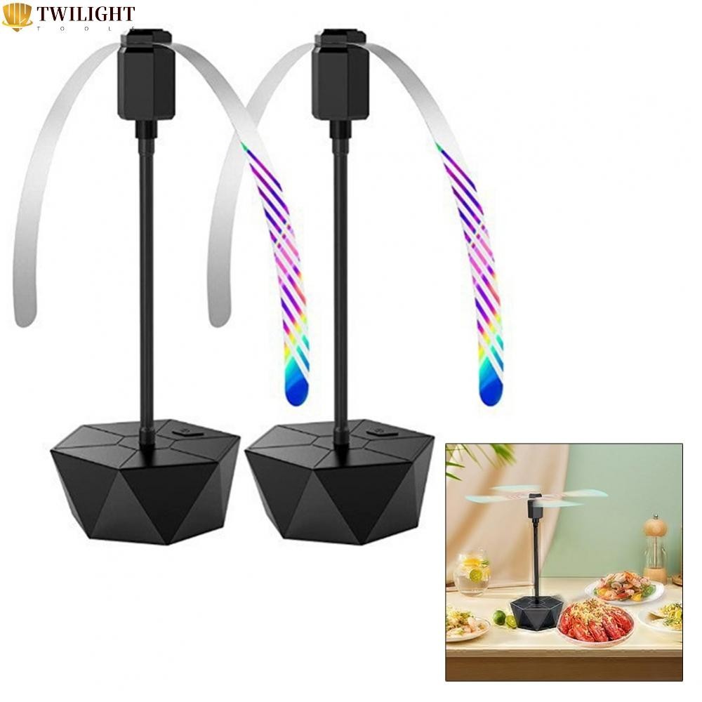 Fly Fan Gooseneck Fan ใบมีดพัดลมสะท้อนแสงไร้เสียงรบกวนน้ําหนักเบาในร่ม ...