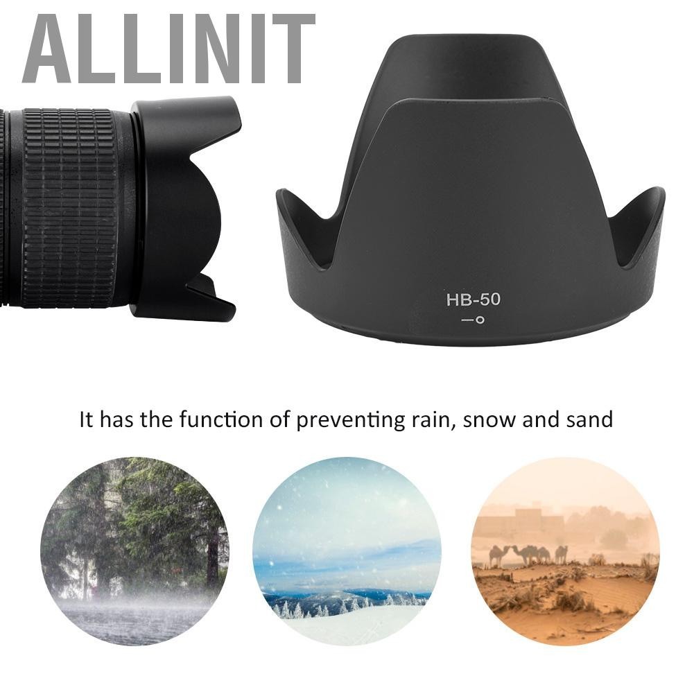 Allinit เลนส์กล้อง VBESTLIFE HB-50 คุณภาพ ABS Hood Shade สำหรับ Nikon ...