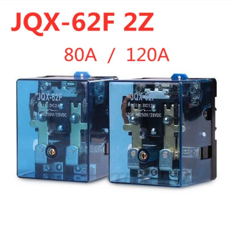 JQX-62F-2Z 2NO 2NC 120A / 80A AC 250V DC28V DC12V/24V/36V/48V/110V/220V ...