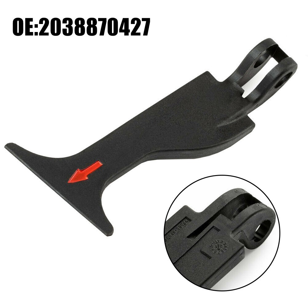 (DELA) Hood Release Handle ด้านหน้า Grille 2038870427 สำหรับ Mercedes ...