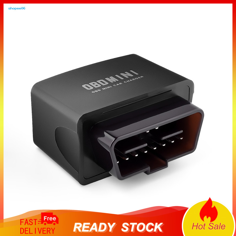 Setn 12/24V OBD จอแสดงผลแรงดันไฟฟ้า LED Dual USB ชาร์จพอร์ตรถเครื่องชาร์จโทรศัพท์ | Shopee Thailand